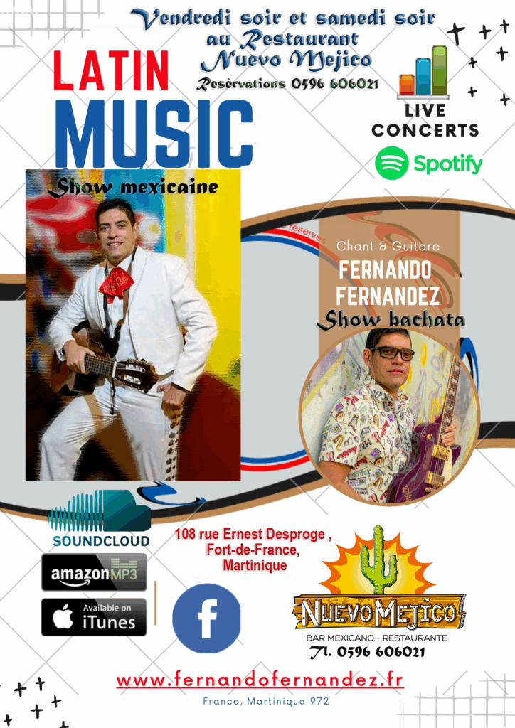 🎶 Fernando Fernandez en Concert – Été 2025 🎶 En Martinque au restaurant ...